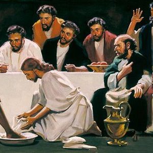 Jesus Washing Feet of Disciples Pictures